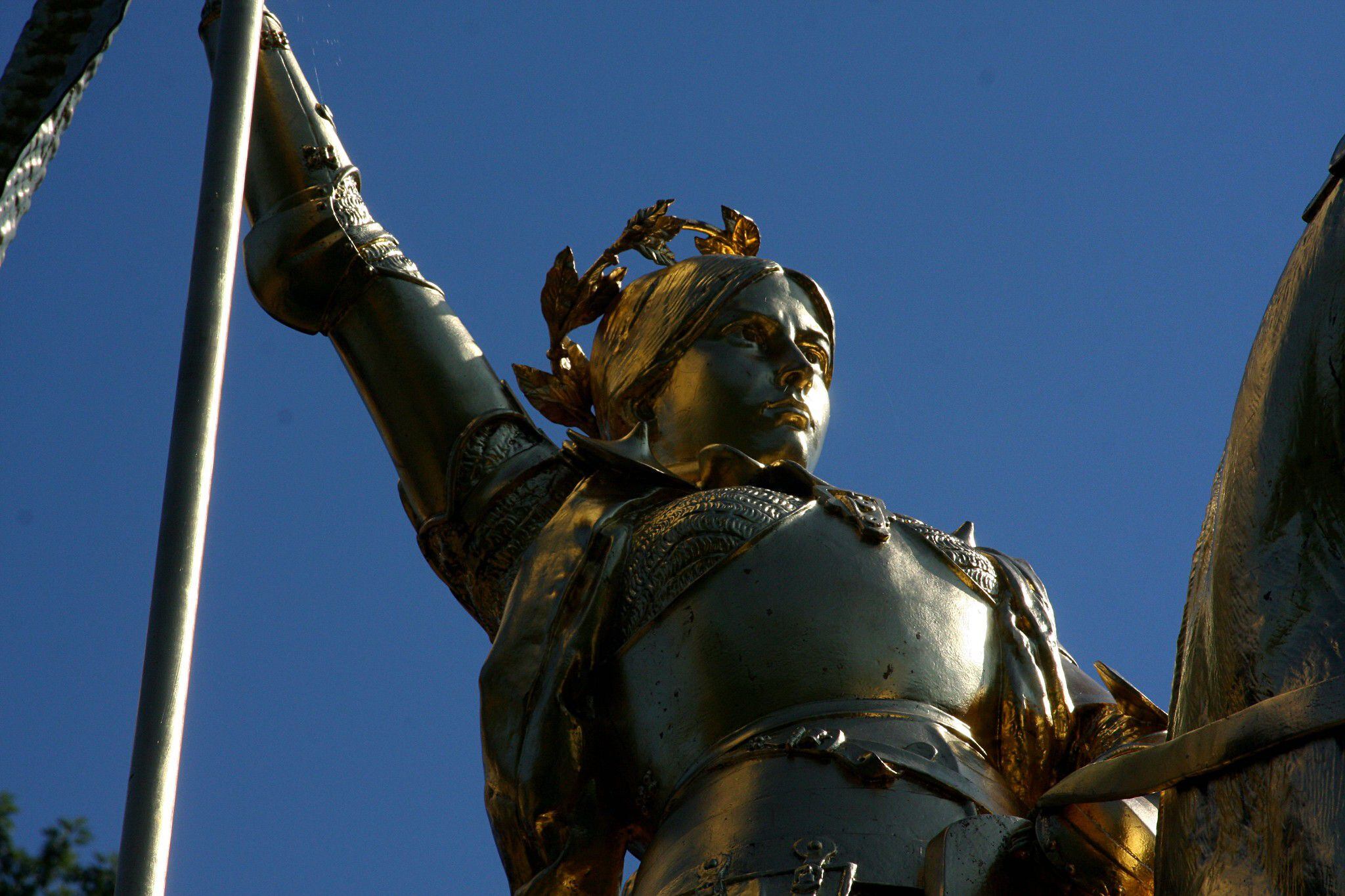 Joan Of Arc Statue Gold