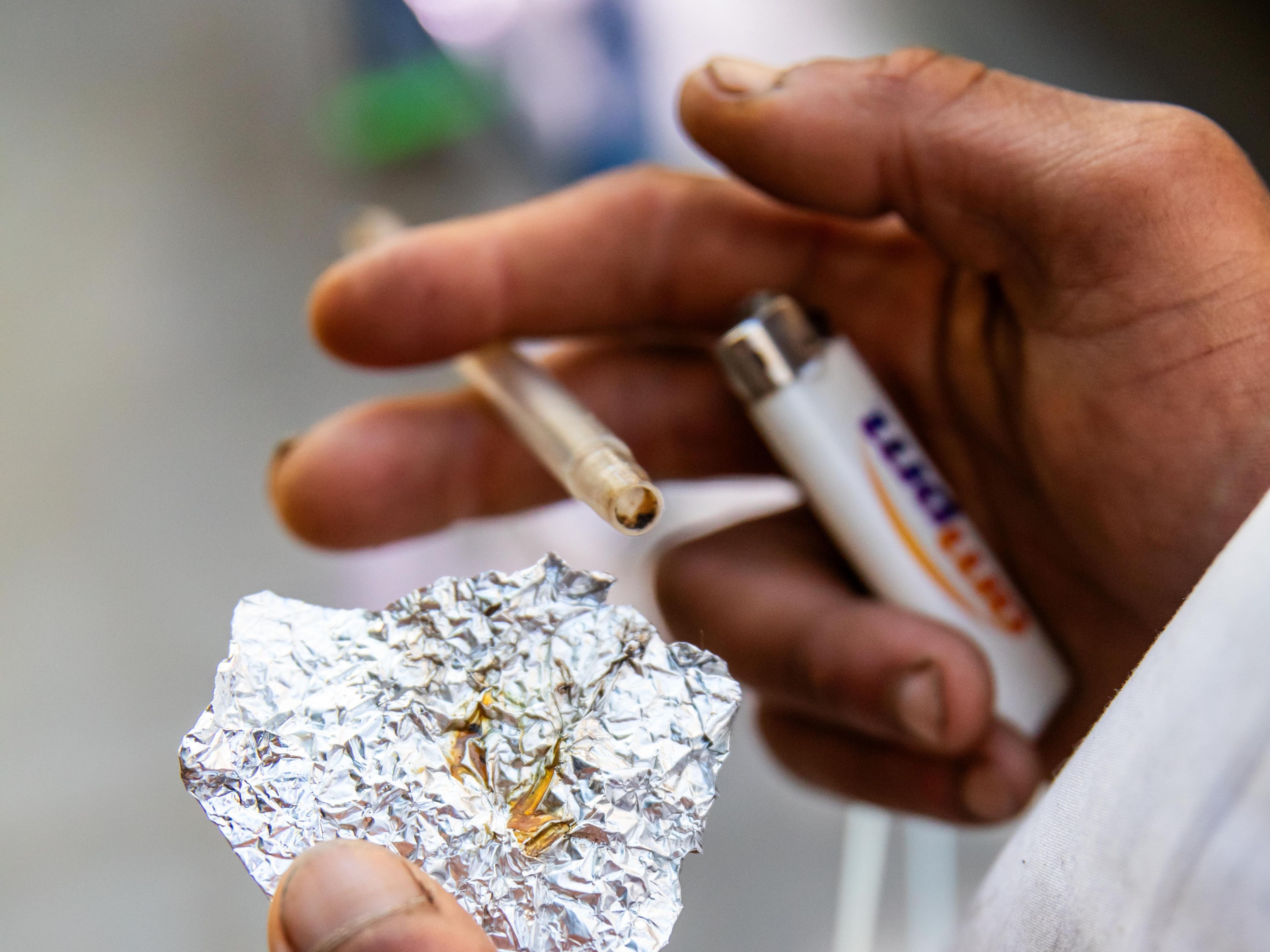 Tin Foil From Smoking Drugs