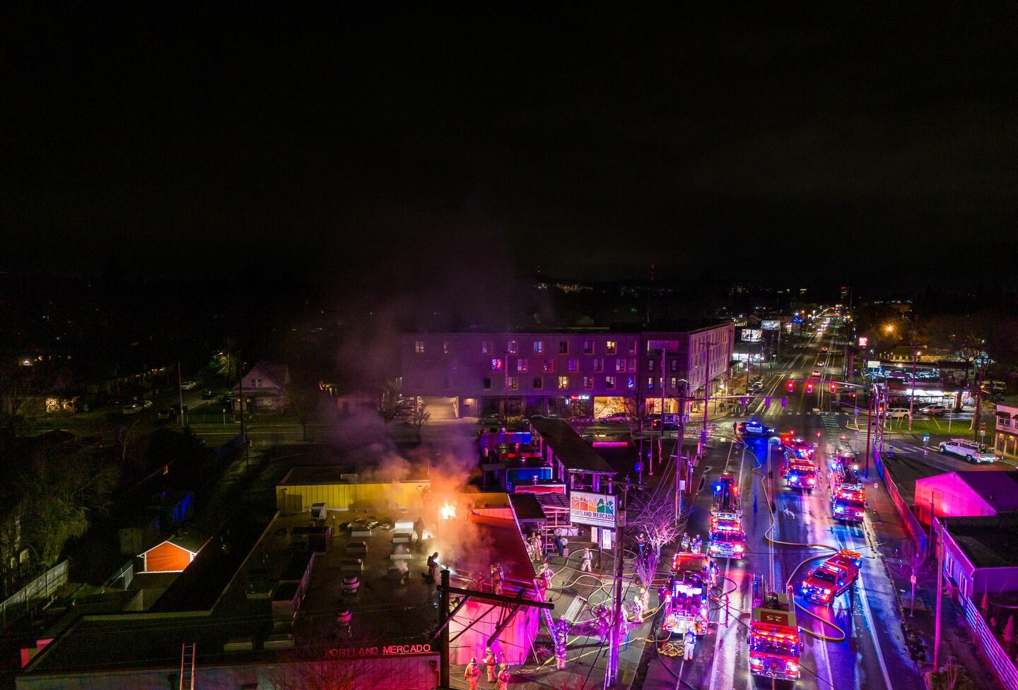 Devastating Fire Rips Through the Portland Mercado