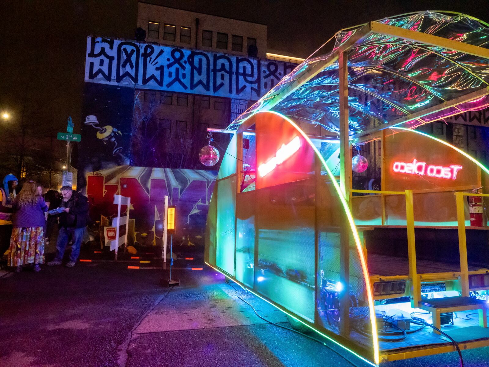 Winter Light Festival Filled Downtown Portland With Families