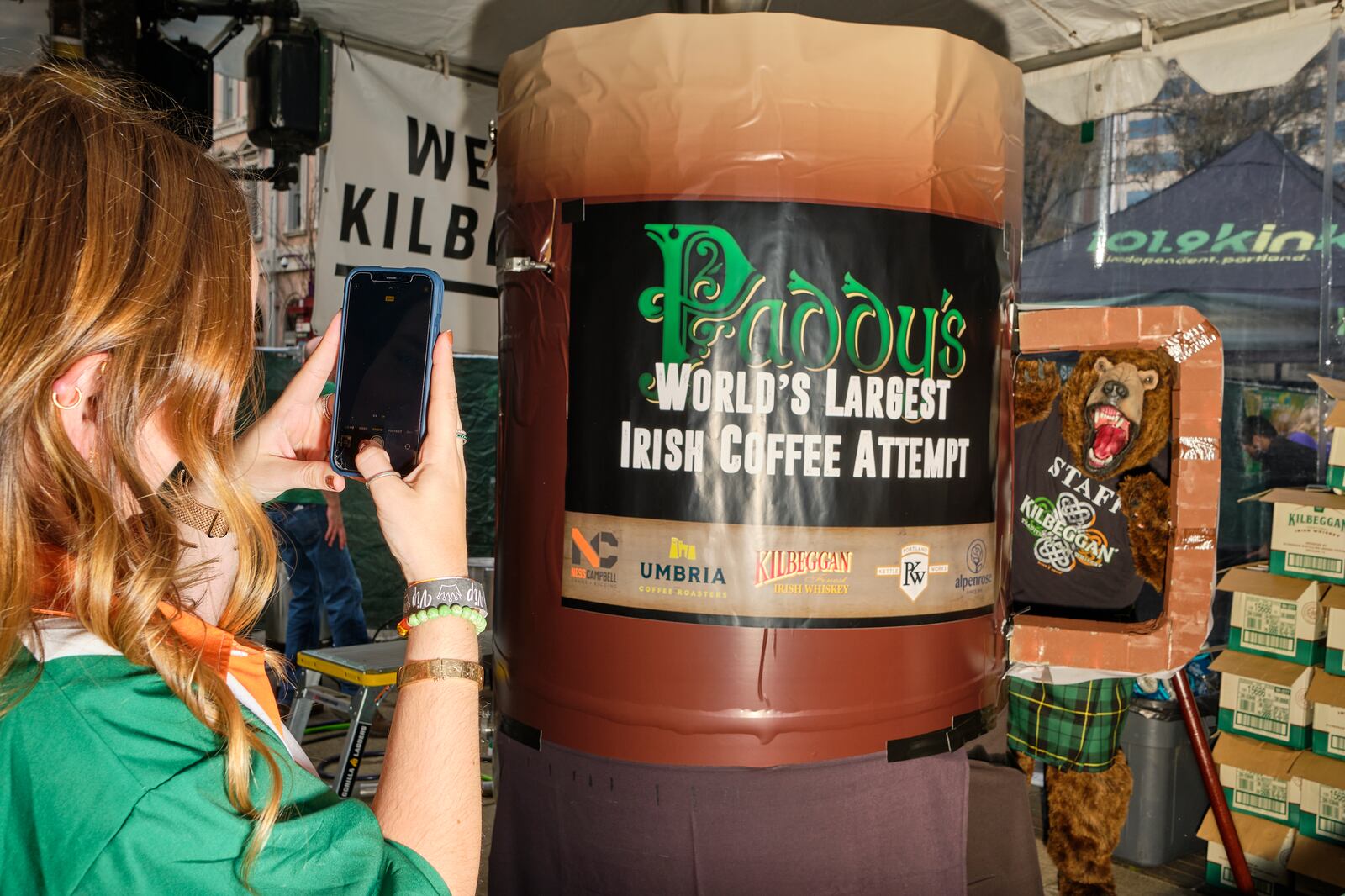 Paddy’s Breaks World Record for Largest Irish Coffee