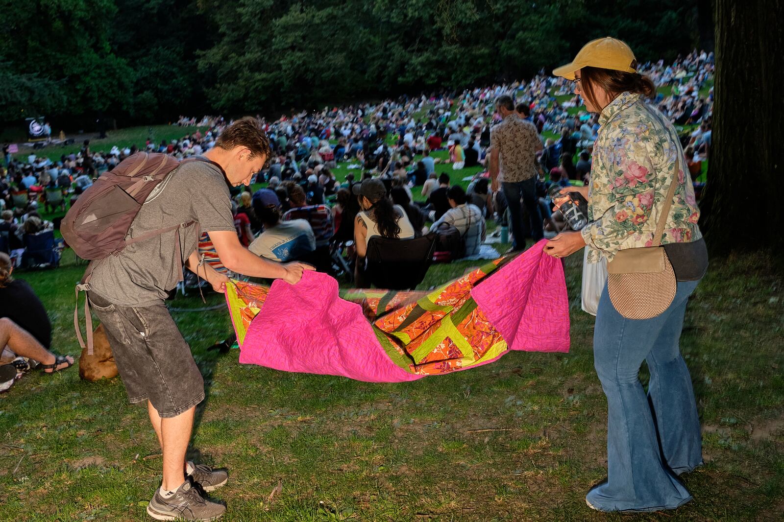 What’s the Deal With All These Comedians in Laurelhurst Park?