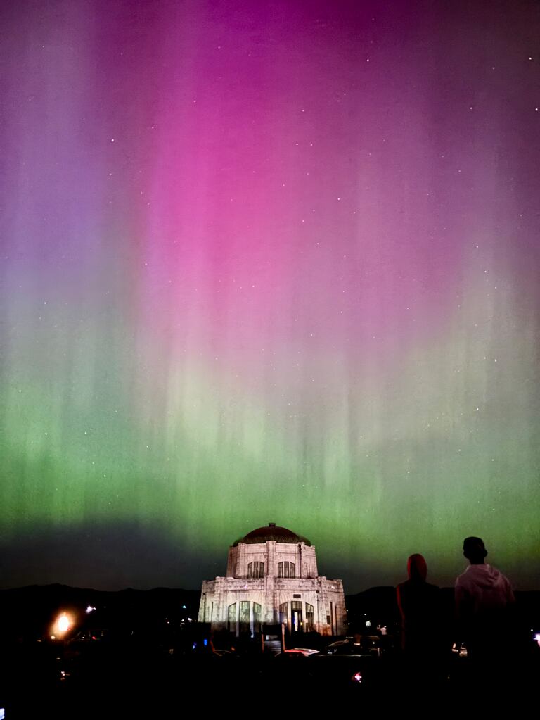 Northern Lights Above Vista House
