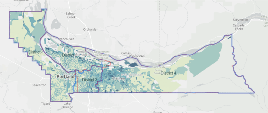 Spot the Difference: Here’s How Multnomah County’s Commission Districts ...