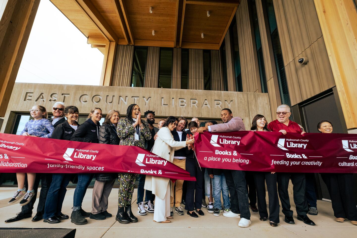 Gresham’s New East County Library Branch Opens to Massive Crowds