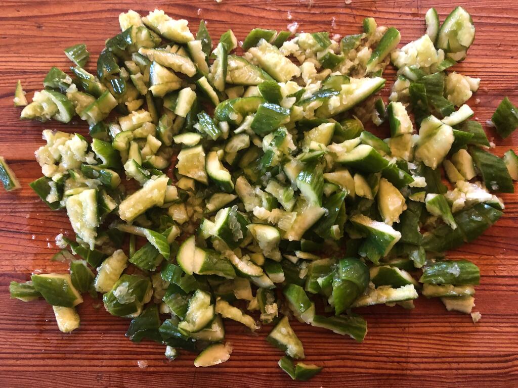 What We’re Cooking This Week: Spicy Smashed Cucumbers