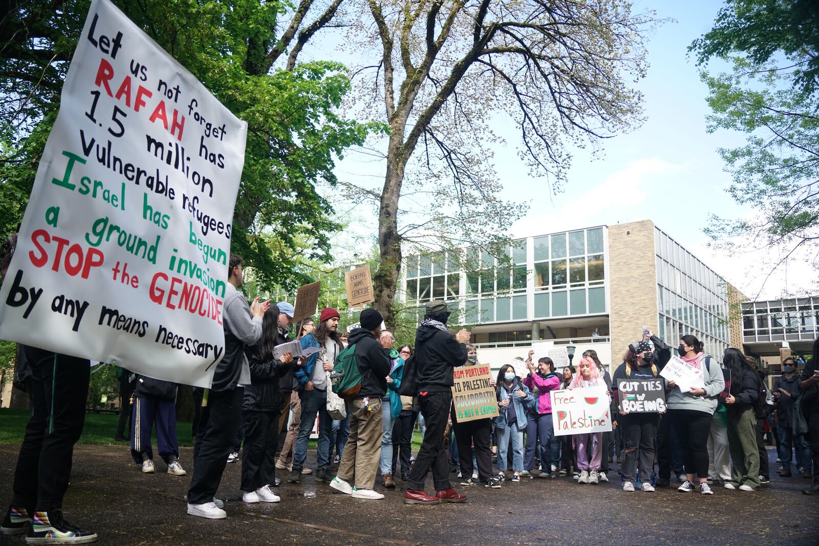 Gaza Protesters’ Occupation of Library Puts Portland State University ...