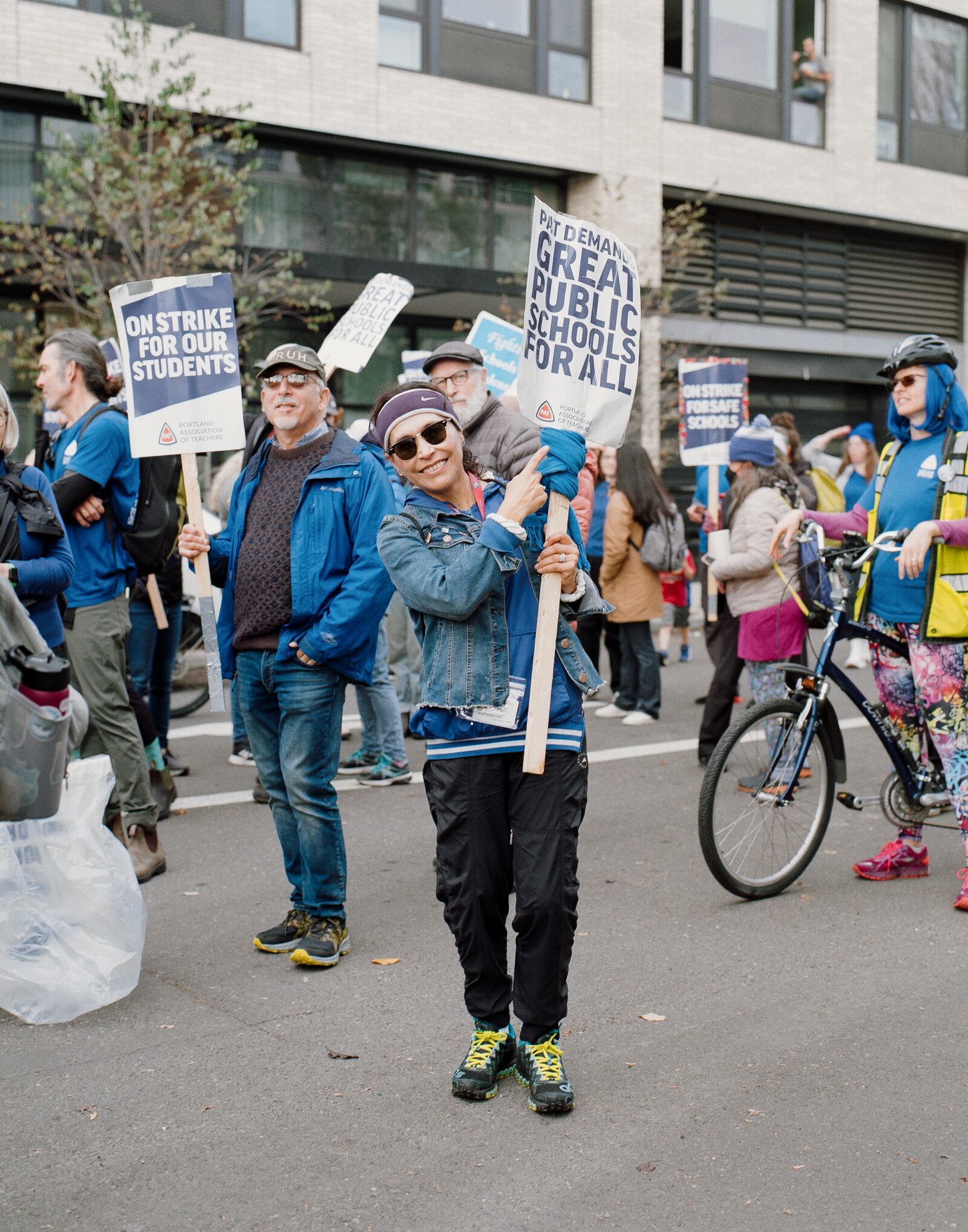 Portraits From the Picket Line as Teachers Stick It Out Through Stormy ...