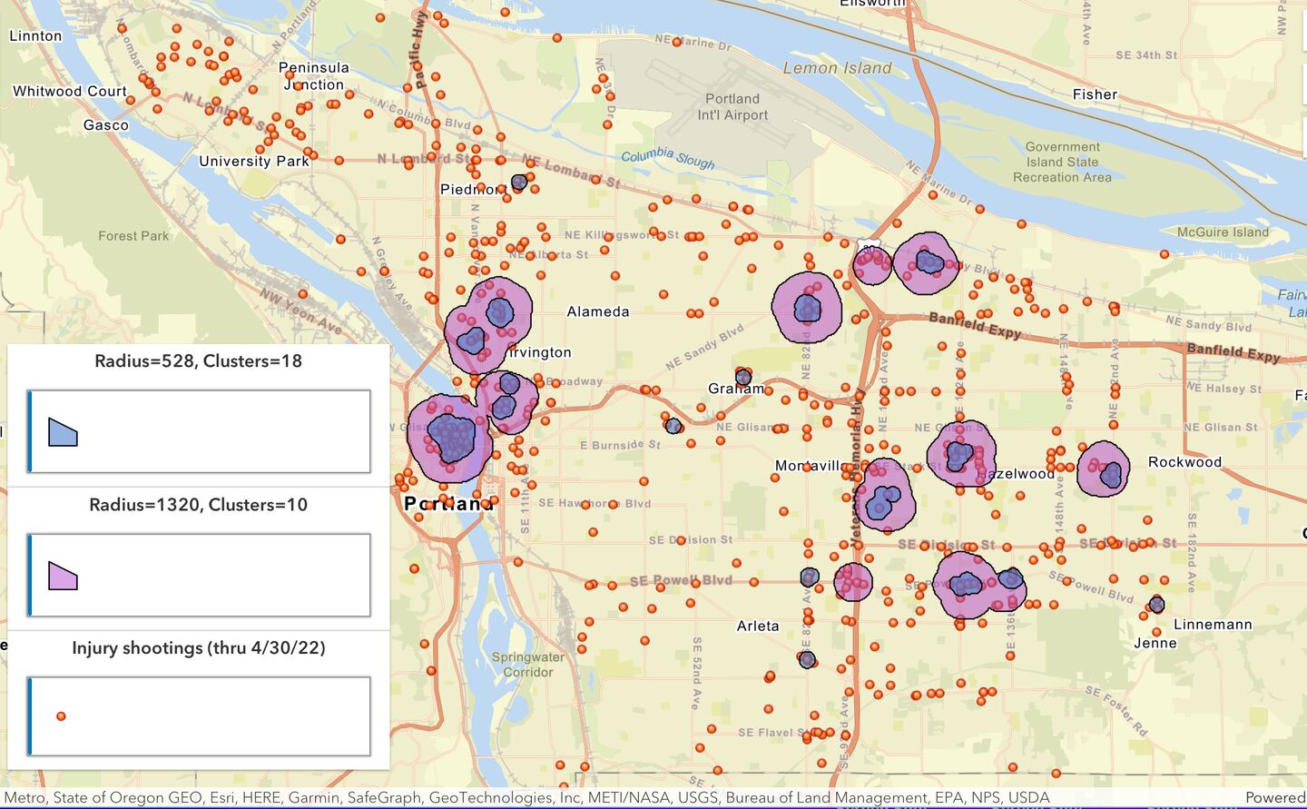 City Map Shows the Places in Portland Where You’re Most Likely to Be ...
